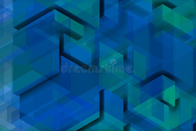 Bluish Composition for Blue Wall Stock Illustration - Illustration of ...