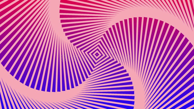 A Bluish Red Background with Pink 4-sided Polygon Lines Changing Color ...