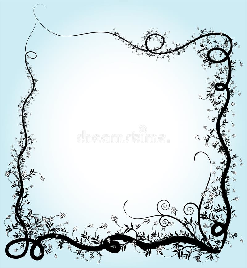 Rosen-Reben frame-3 vektor abbildung. Illustration von blume - 10763120