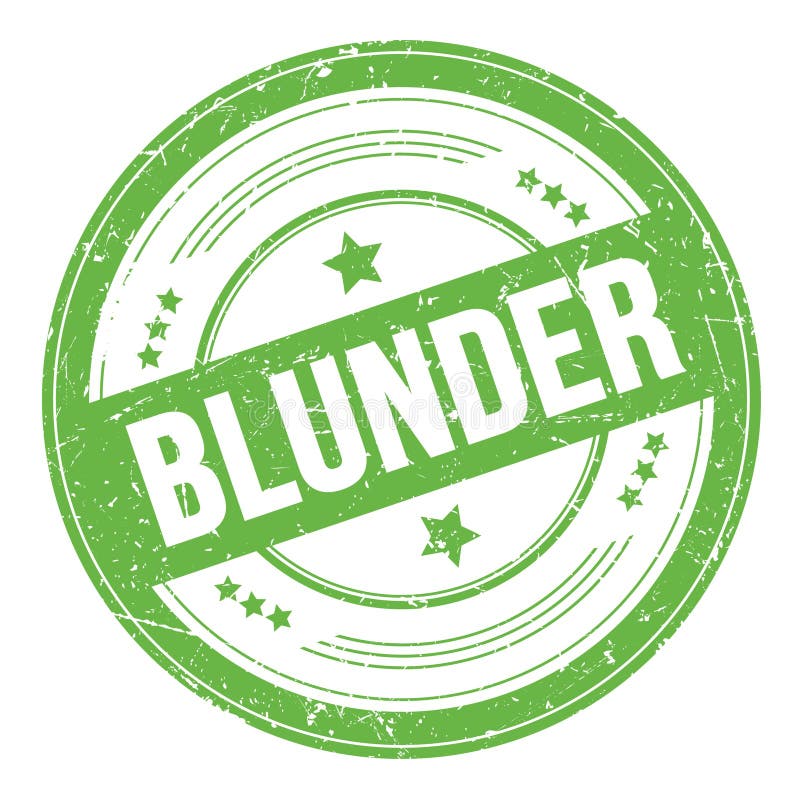 Blunder Stock Illustrations – 879 Blunder Stock Illustrations, Vectors ...