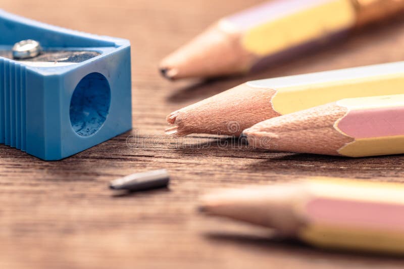 Blunt Pencils Need Shaving stock photo. Image of broken - 219468446