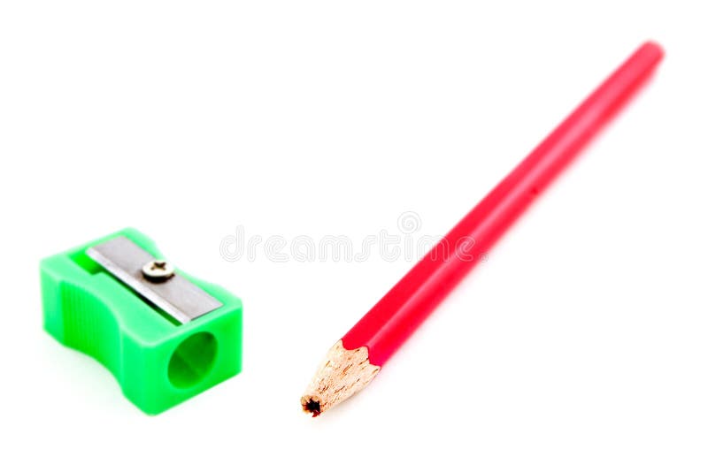 Blunt red pencil stock photo. Image of help, blunt, broke - 4177120
