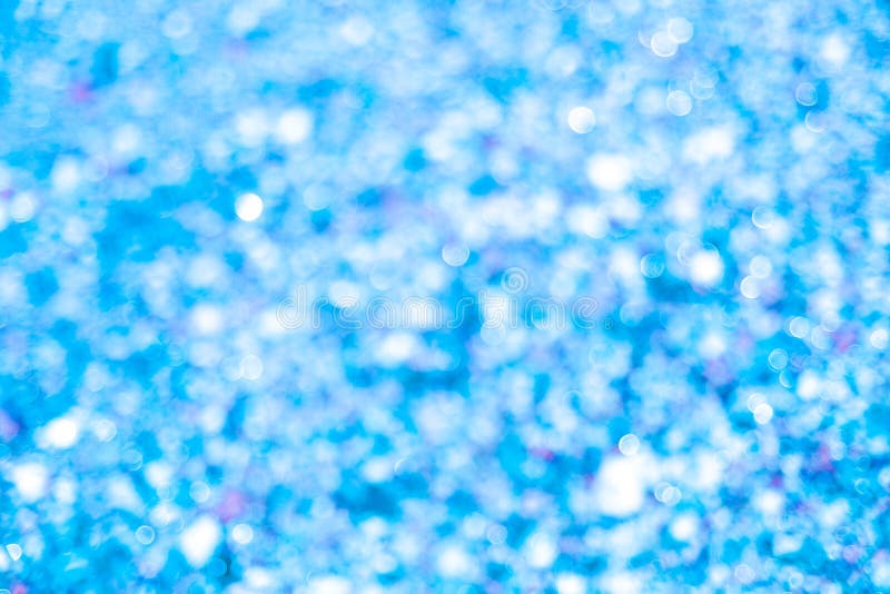 Blur Abstract Blue Background Twinkling Lights Bokeh Stock Photo ...