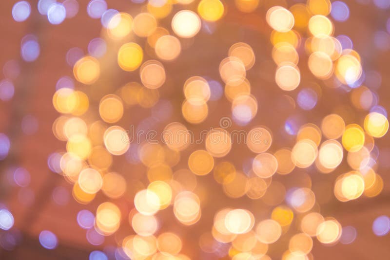 Blur - Abstract Bokeh Circle String Lights for Background Stock Image ...