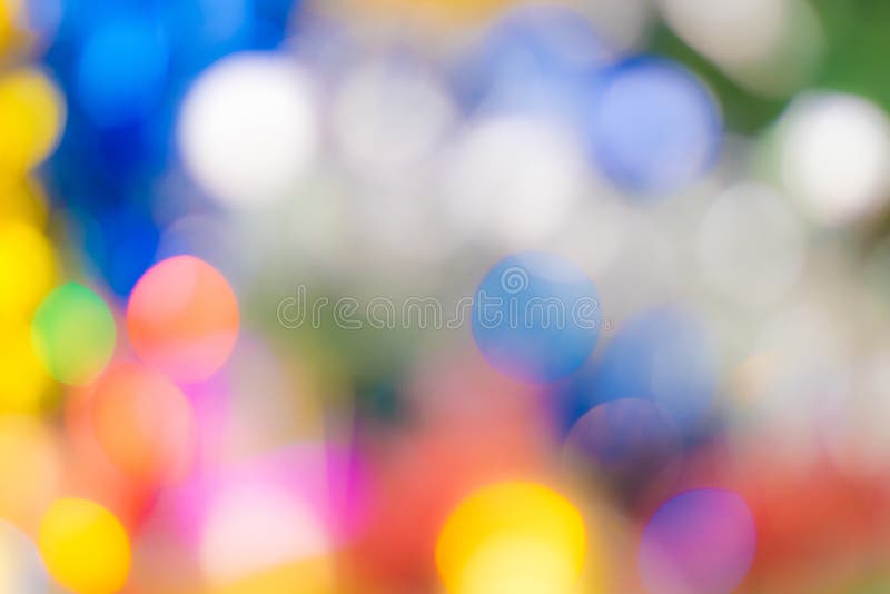 Blur - Abstract Bokeh Circle String Lights for Background Stock Photo ...