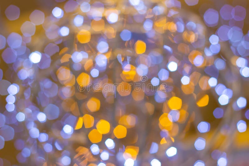 Abstract Bokeh Circle String Lights for Background Wallpaper Stock ...