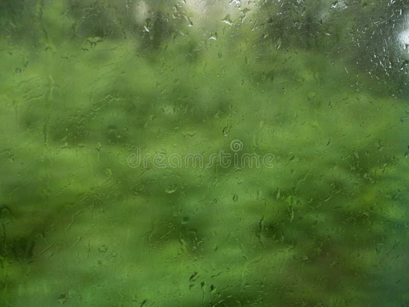 Abstract Rainfall on the Mirror Image Train Stock Image - Image of dust ...