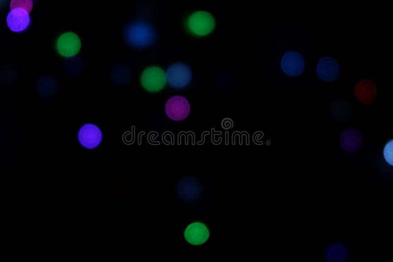 Blur Background with Black Base Color and Colorful Lights Stock Image ...