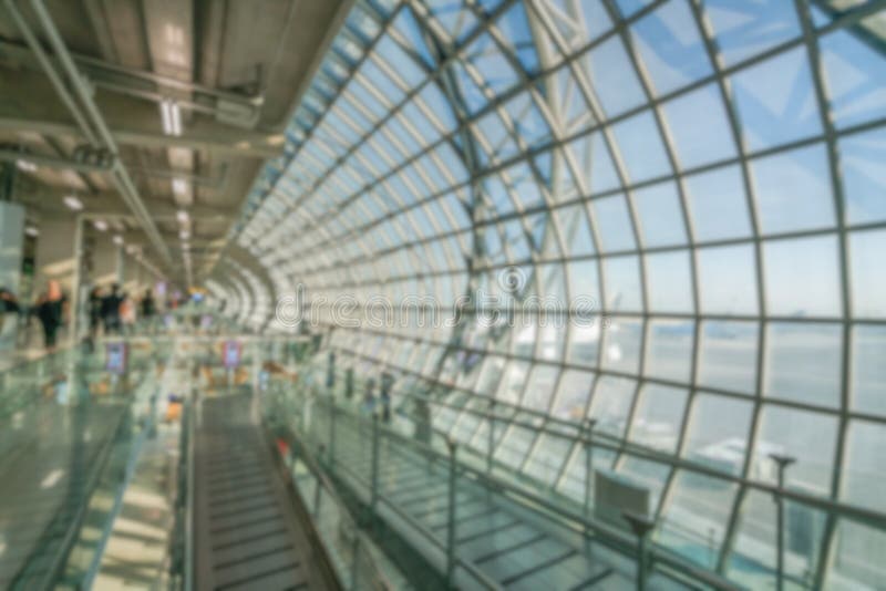 Blur Background of Building Interior at Hallway Stock Photo - Image of ...