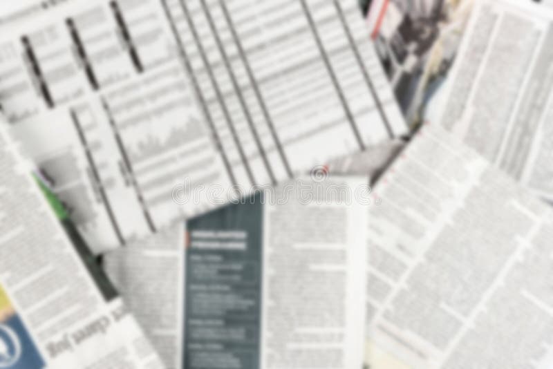 Blur Background of Newspaper Stock Photo - Image of font, black: 74666176