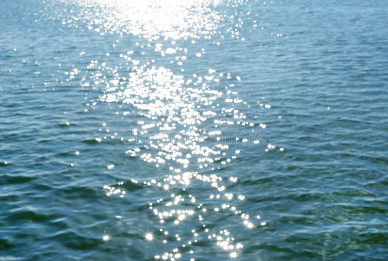 Blur Beautiful Shiny Sparkling Tropical Blue Sea Beach Stock Image ...