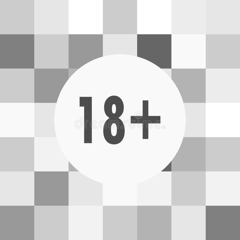 18 Blur Censored Background. Pixels Blurred Pattern Stock Illustration ...