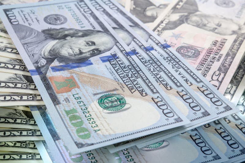 Blur Dollar Bank Background. Stock Photo - Image of excess, laundering ...