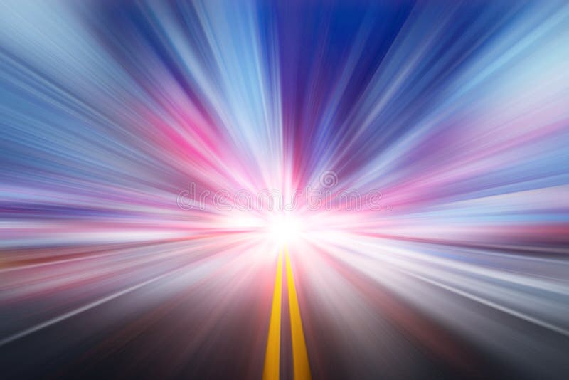Blur Fast Moving High Speed Road Business Perform Concept Stock Photo ...