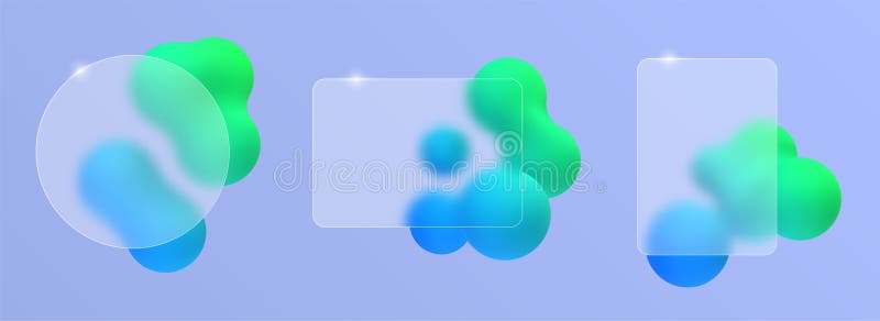 Blur glass effect. stock vector. Illustration of element - 297298146