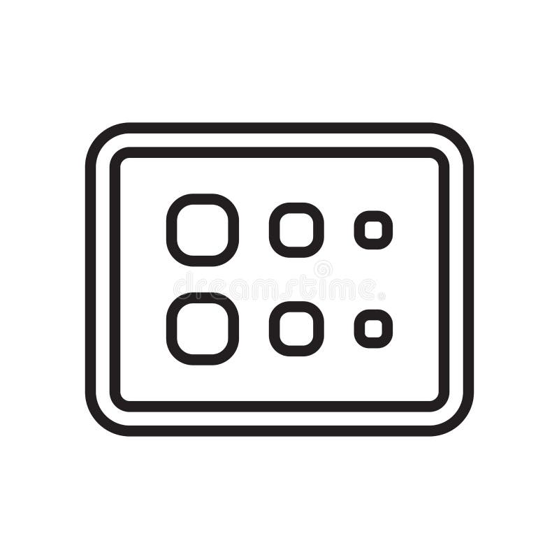 Blur Icon Vector Sign and Symbol Isolated on White Background, Blur ...