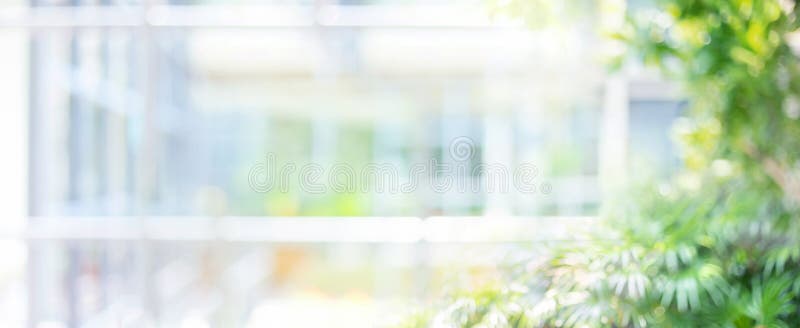 Blur Imaged,Big Modern Glass Wall for Banner Design Stock Image - Image ...