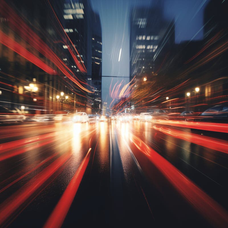 Blur Light for Abstract Background , Moving Light. on the Road for ...