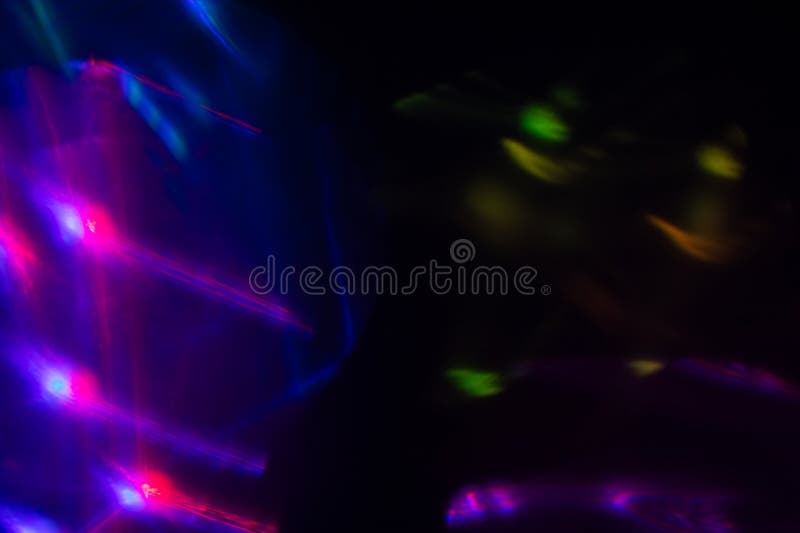 Blur Neon Light. Lens Flare Overlay Stock Image - Image of defocused ...