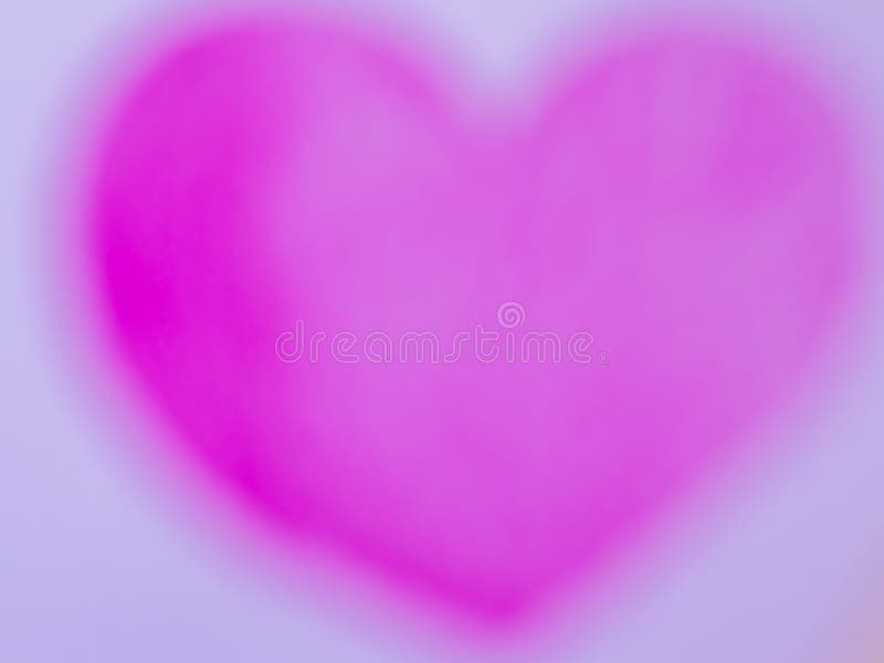 Blur Pink Heart Shape on White Background Stock Image - Image of shape ...