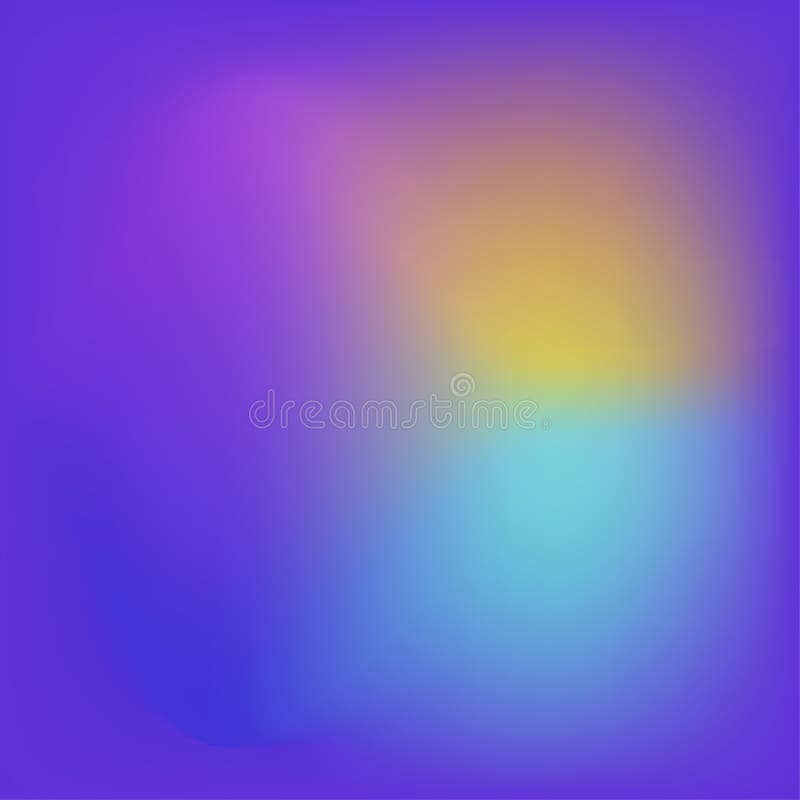 Blur Purple Yellow Blue Gradient Background Stock Vector - Illustration ...