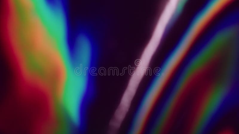 Blur Rainbow Overflow Bokeh Effect Holographic Stock Video - Video of ...