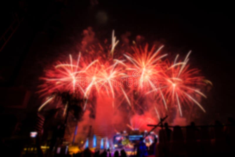 Blur Red Fireworks stock image. Image of burst, blurred - 60141241