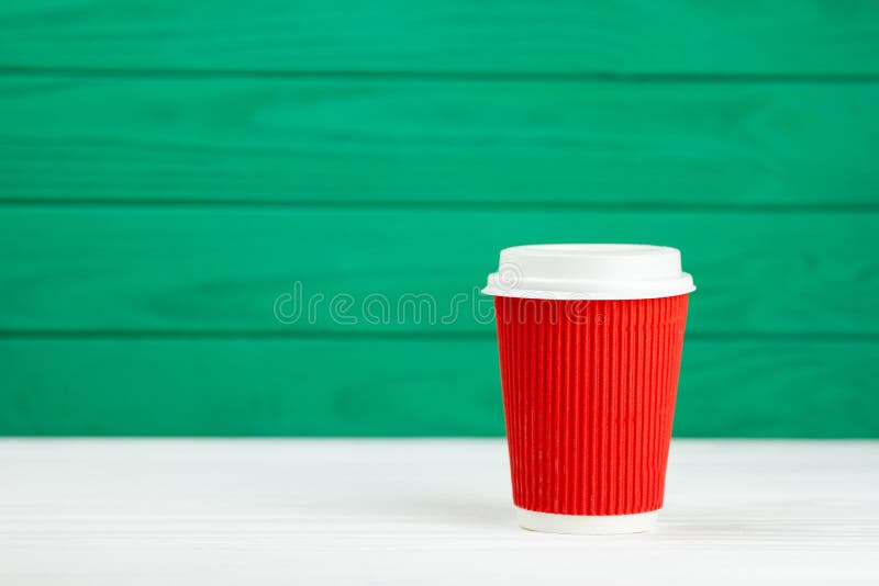 Blur Red Paper Cardboard Texture Coffee Cup Stock Image - Image of ...