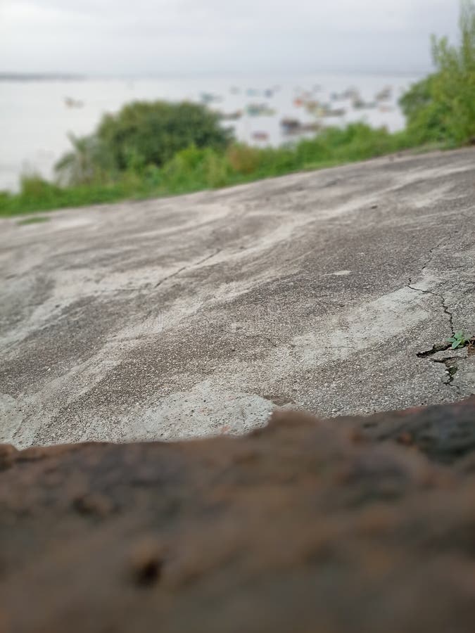 Blur Sea Side Highlight Rock Stock Photo - Image of road, side: 227624430