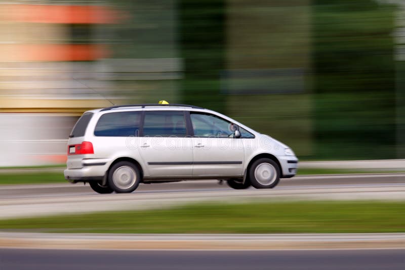 Fast moving red car stock photo. Image of camera, joyride - 2511276