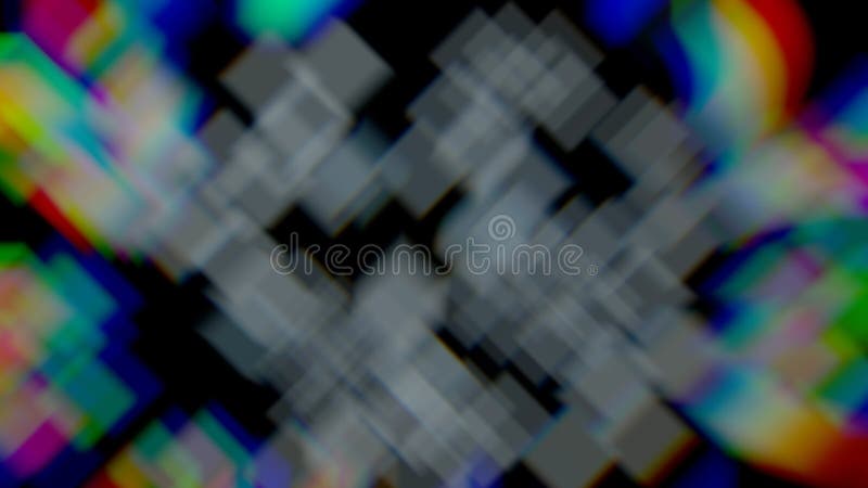 Blur Square Effect in Color Prism Background Stock Illustration ...
