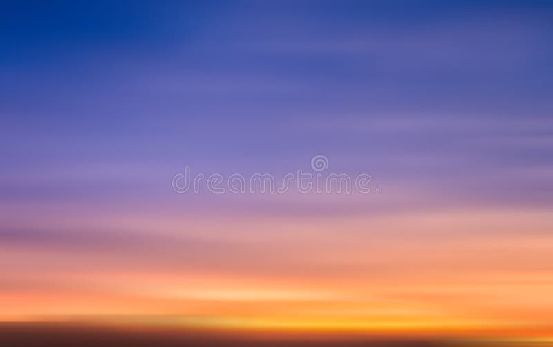 Blur of Sunset Sky Illustration Stock Illustration - Illustration of ...