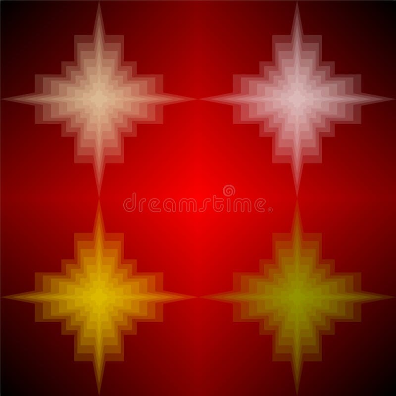 Blur Tapestry Stars Pattern Stock Illustration - Illustration of circle ...