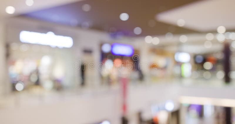 Blur view of Shopping mall stock photo. Image of retail - 269593010