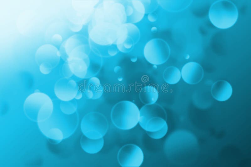 Blue Gradient Blue Bokeh Background Stock Illustration - Illustration ...
