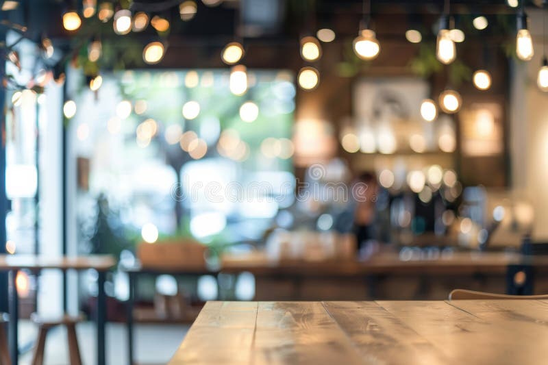 Blurred Abstract Atmospheric Cafe Background, Soft Lighting and Cozy ...