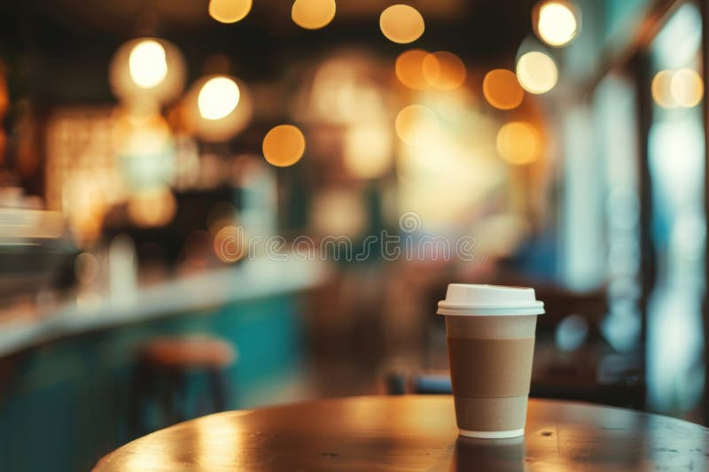 Blurred Abstract Atmospheric Cafe Background, Soft Lighting and Cozy ...