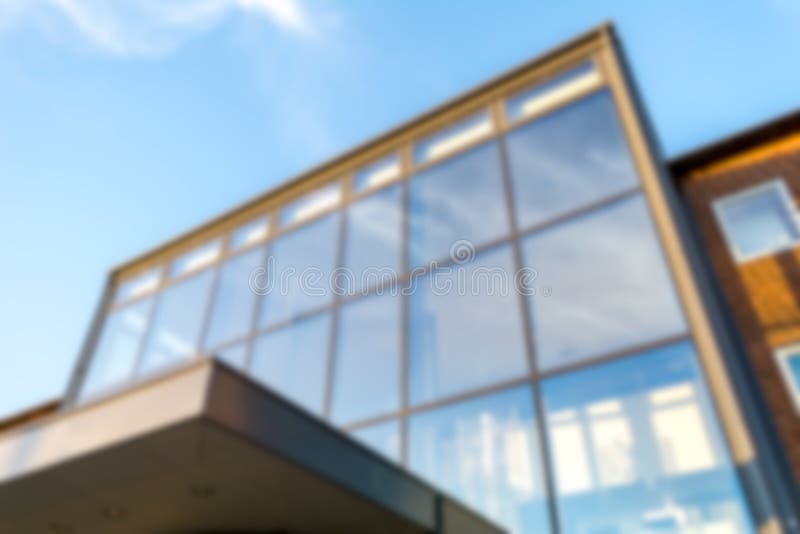 Blurred Abstract and Defocused Modern Apartment Building, Luxury Home ...