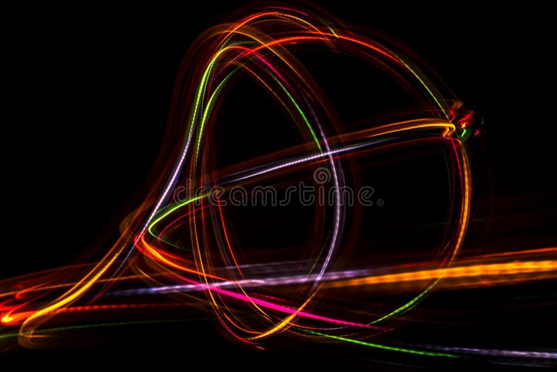 Blurred Abstract Line from LED Light. Stock Illustration - Illustration ...