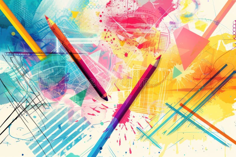 Blurred Abstract School Background, Soft Focus on Classroom Interior ...