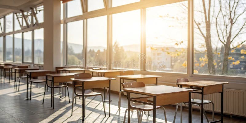 Blurred Background Classroom Panoramic Windows Stock Photos - Free ...