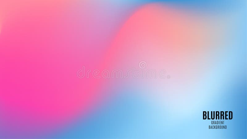Blurred Background with Color Gradient Wave. Smooth Mesh Dynamic ...