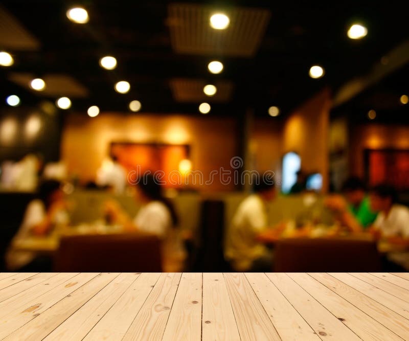 Blurred Background : Customer at Restaurant Blur Background Stock Image ...