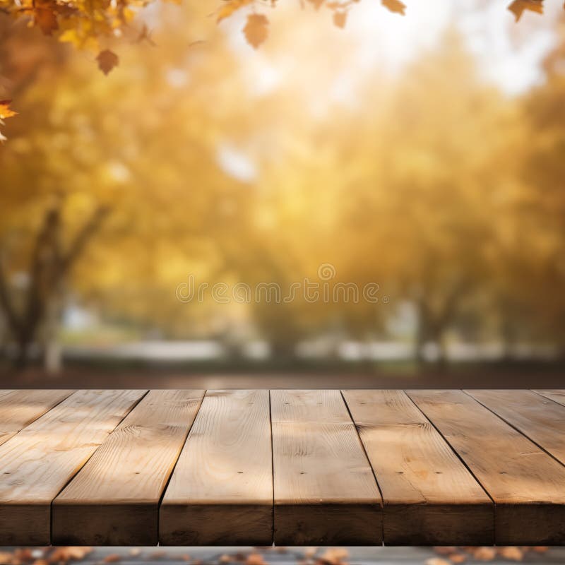 Blurred Background, Empty Tabletop for Product Display. AI Generative ...