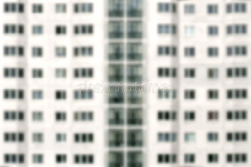 Blurred Background with a Facade of a Apartment Building Stock Photo ...