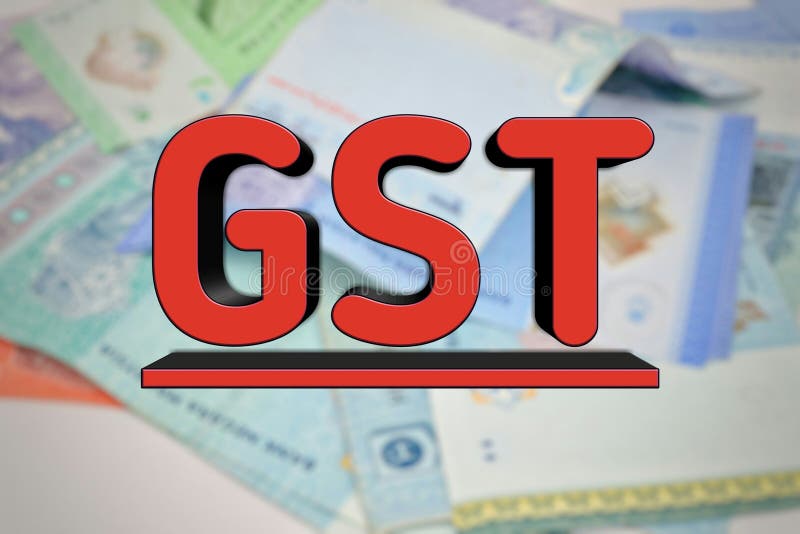 Blurred Background with GST Text. Stock Photo - Image of luxury ...