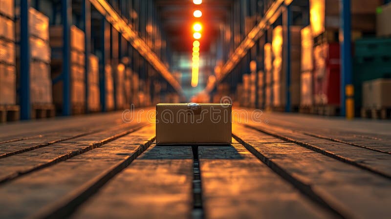 A Blurred Background Highlighting Logistics and Warehouse Inventory ...