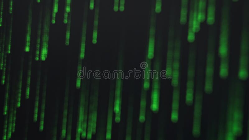 Blurred Background of Matrix Code, Green Digital Rain on Monitor Screen ... Blurred Background of Matrix Code, Green Digital Rain on Monitor Screen ...