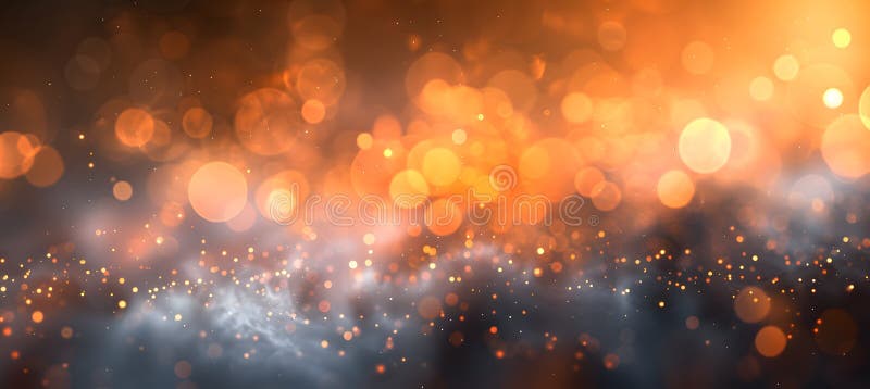 Abstract Orange & Grey Gradient Blurred Background Stock Illustration ...