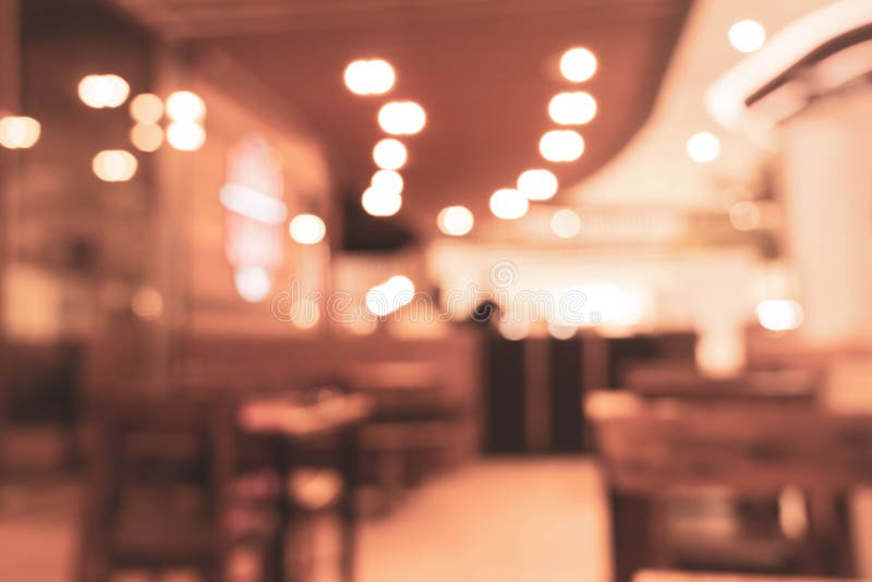 Blurred Background at Restaurant Blur Background with Bokeh Stock Image ...